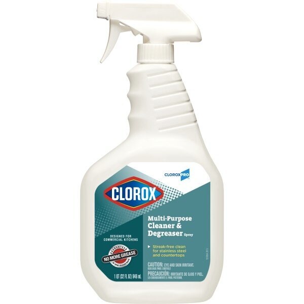 Clorox Professional Multi-Purpose Cleaner 32 oz. Concentrate Spray Degreaser, 9PK 30865 | Zoro